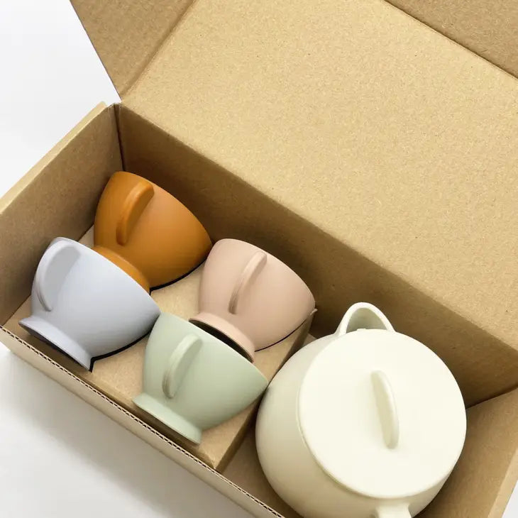 Silicone Tea Set | Where The Sidewalk Ends Toy Shop
